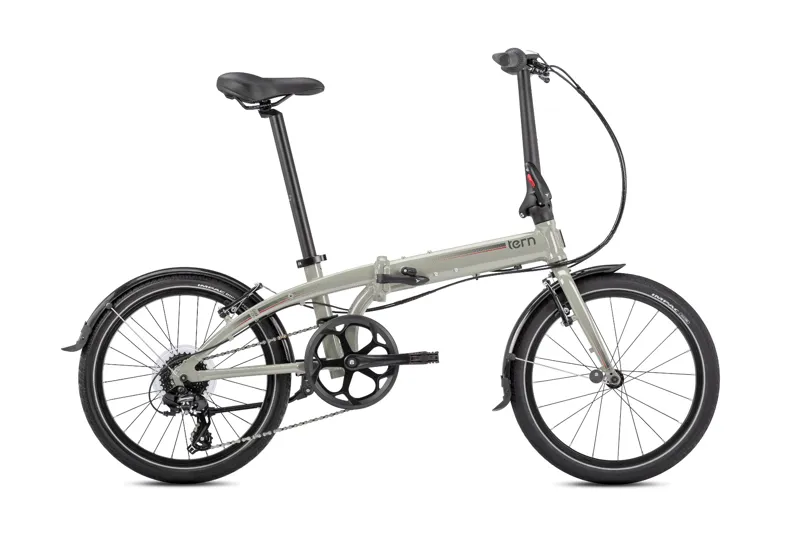 Tern Link C8 Folding Bike in Grey
